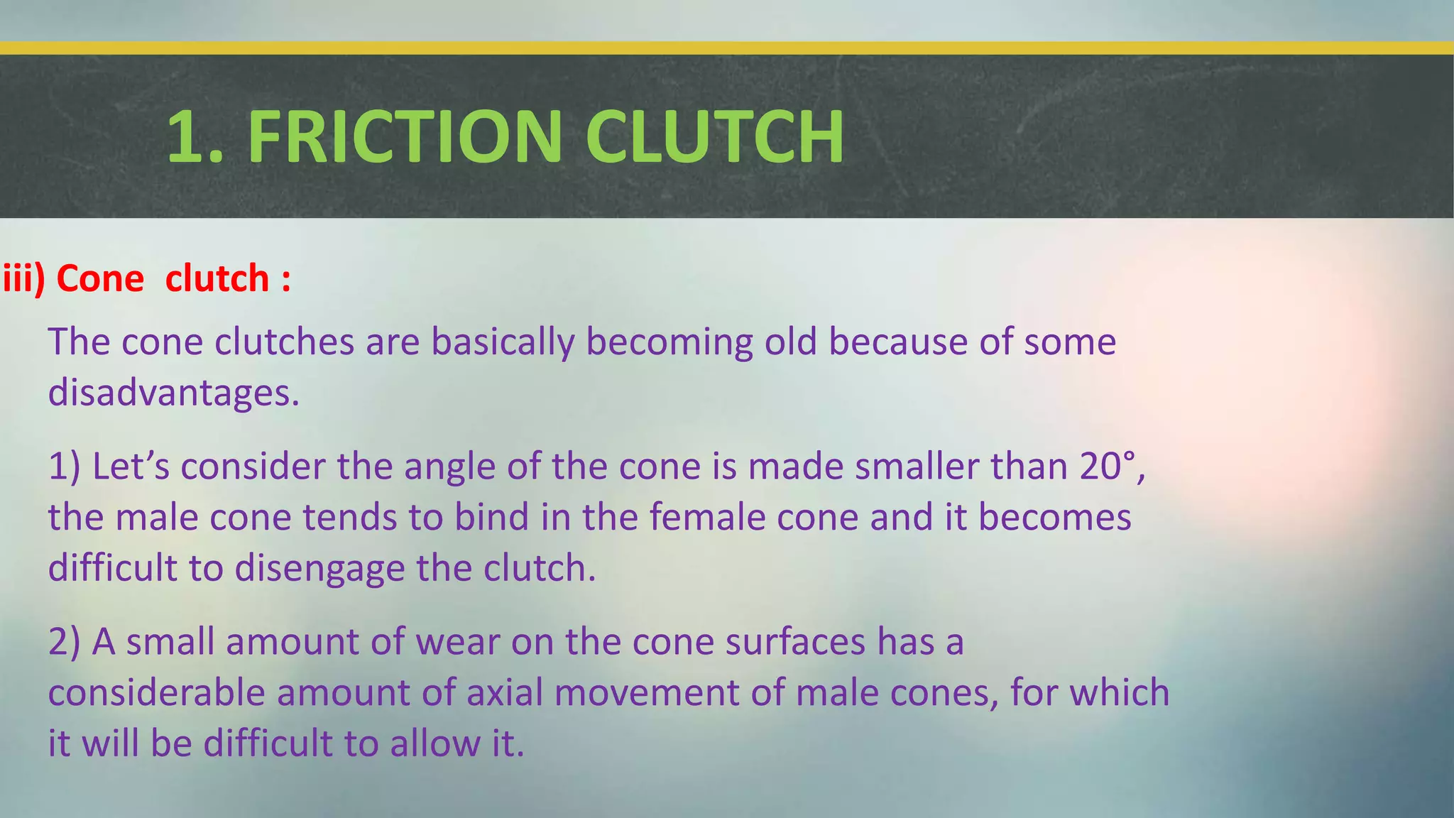 Types Of Clutches | PPTX