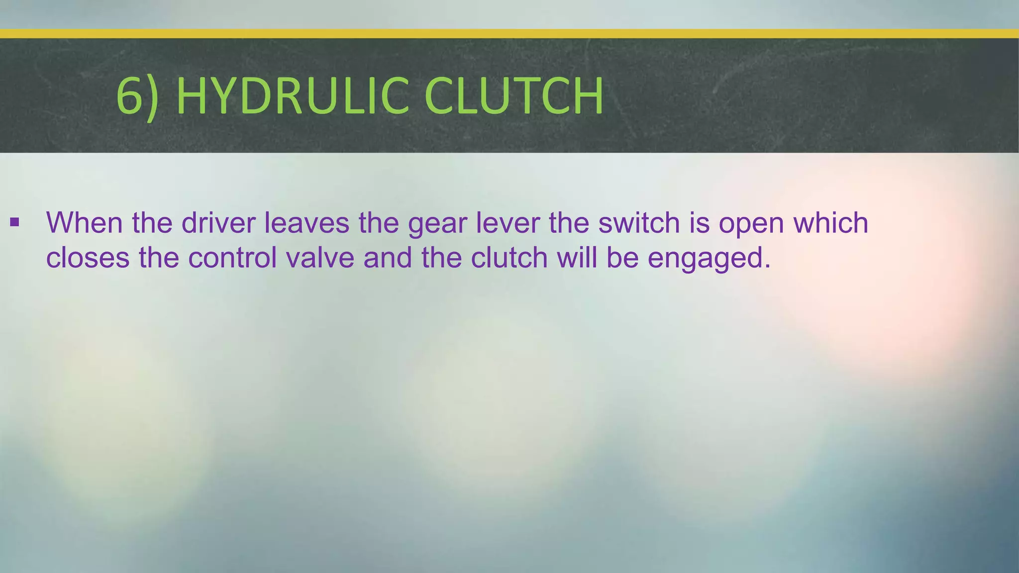 Types Of Clutches | PPTX
