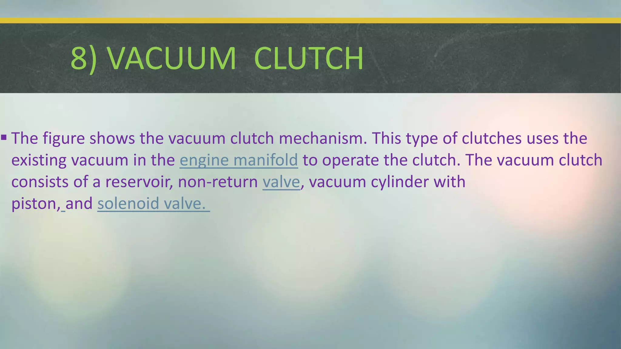 Types Of Clutches | PPTX