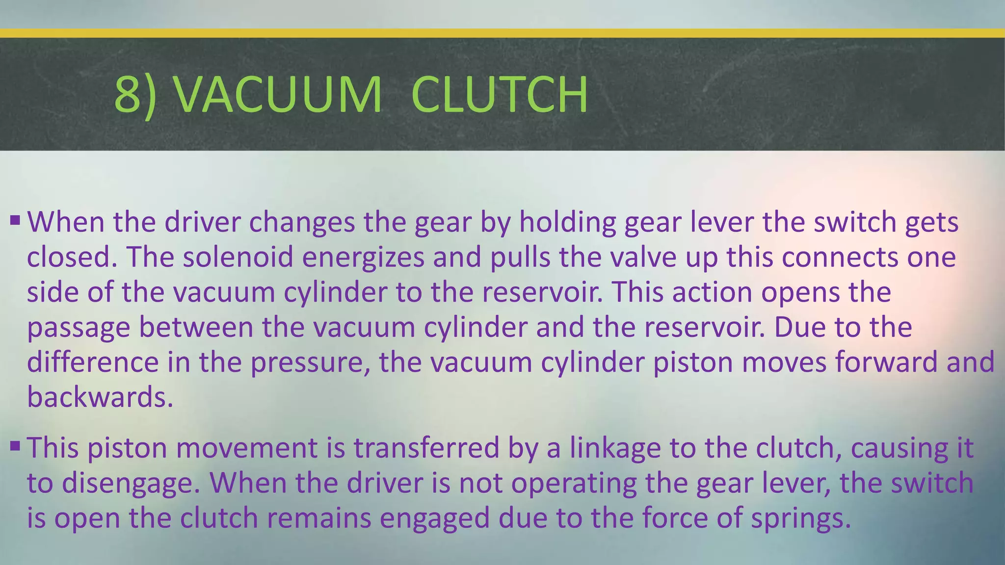 Types Of Clutches | PPTX