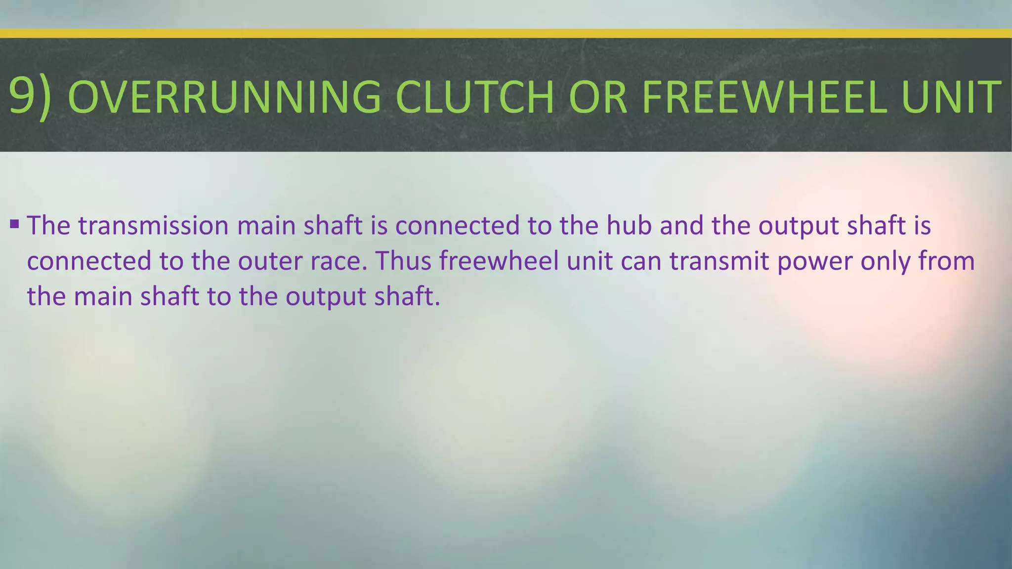 Types Of Clutches | PPTX