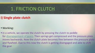 Types Of Clutches | PPTX