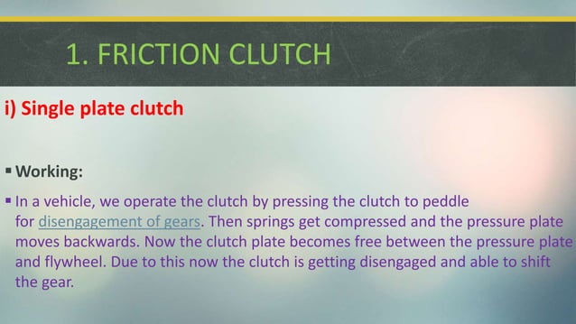Types Of Clutches | PPTX | Auto Technology | Automotive