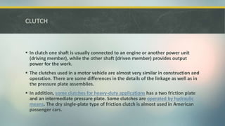 Types Of Clutches | PPTX