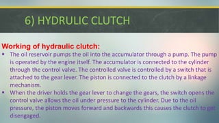 Types Of Clutches | PPTX