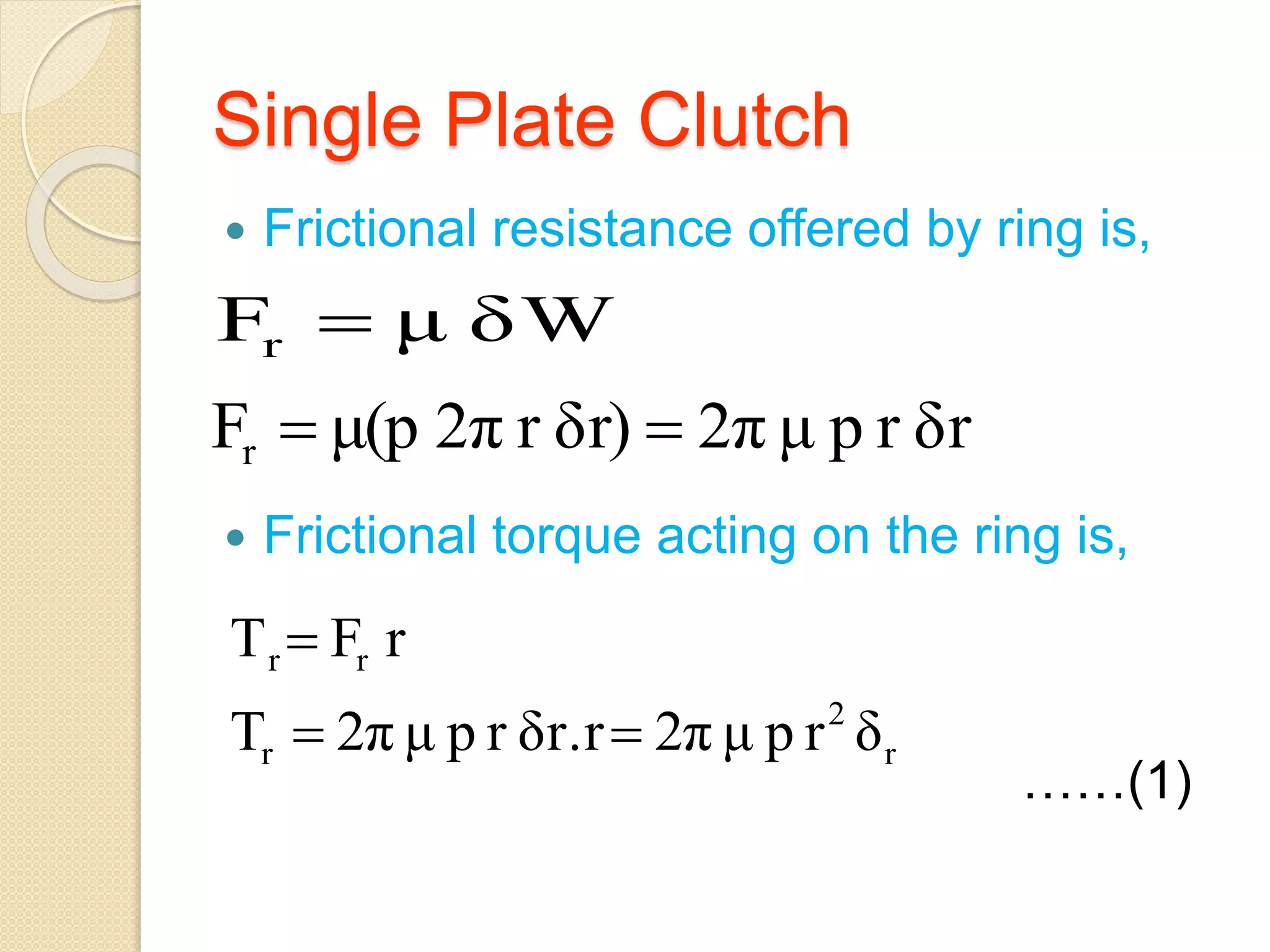 Clutches and bearings | PPT