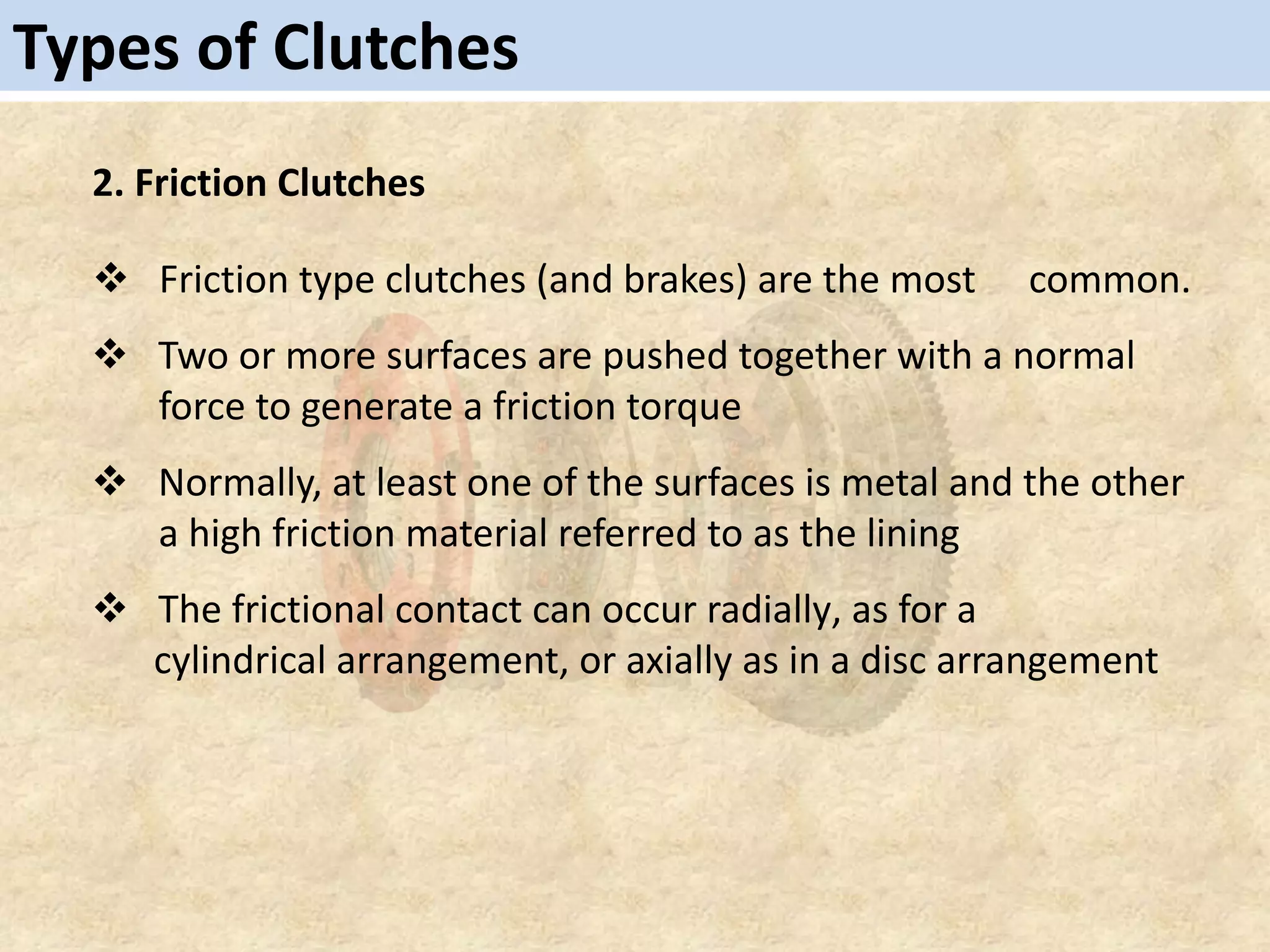 Basic of Clutches, kopling tidak tetap | PDF