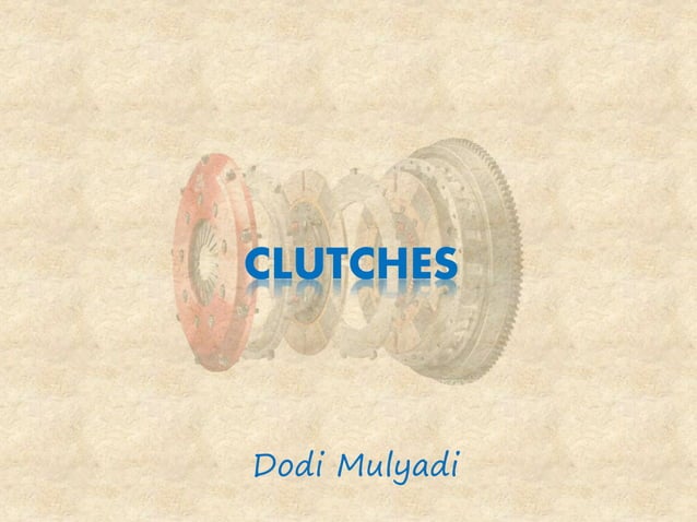 Basic of Clutches, kopling tidak tetap | PDF