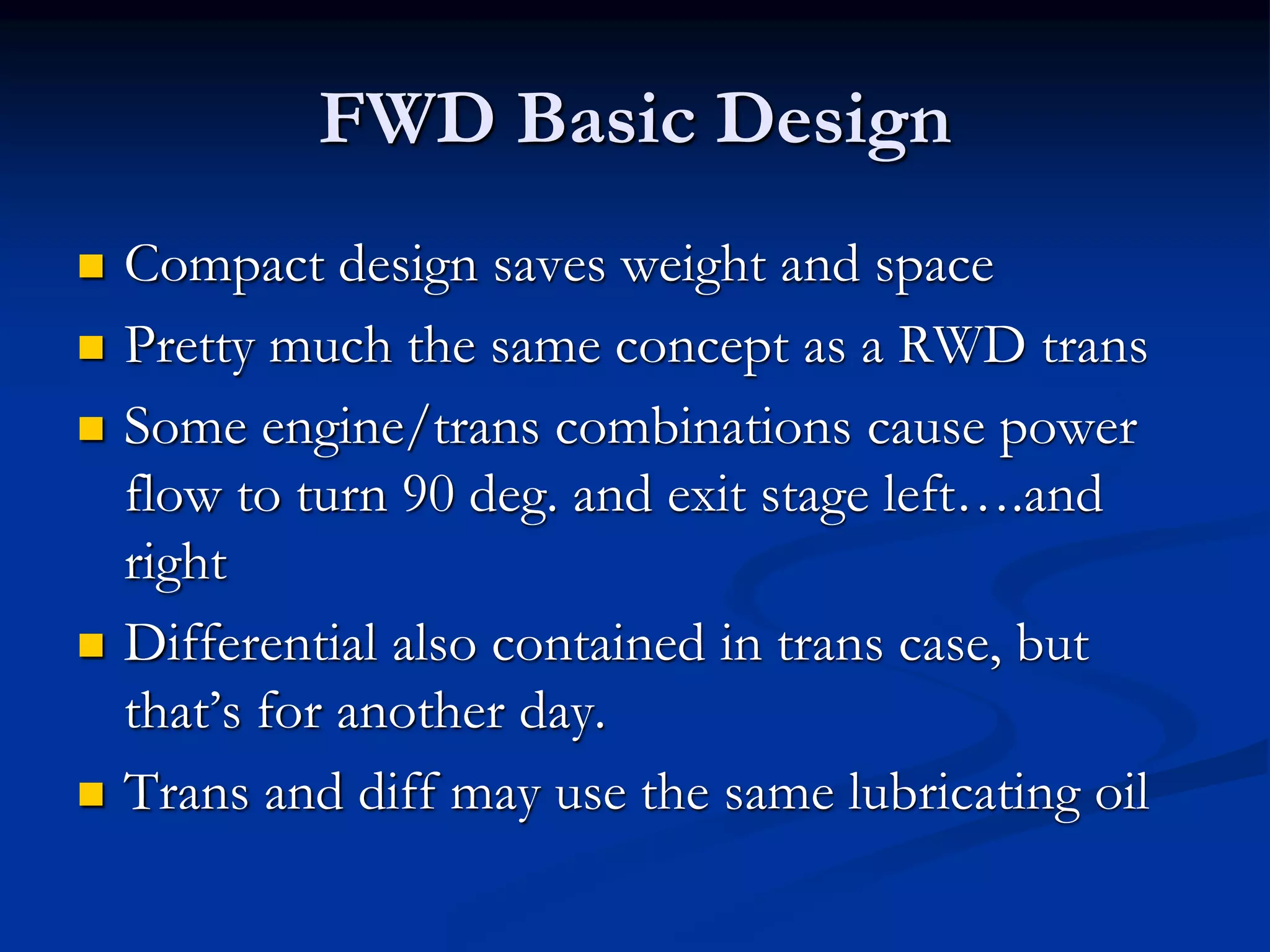 Clutches, rwd and fwd manual transmission | PPTX