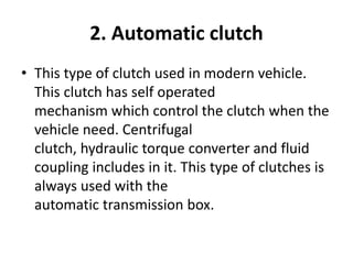 clutches Types.ppt