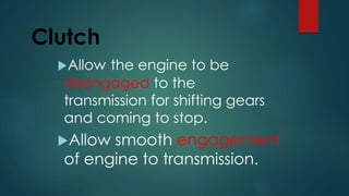 Clutch system (topic 1) | PPT
