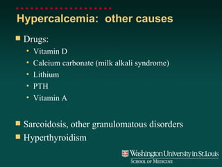 Calcium disorder | PPT | Endocrine and Metabolic Diseases | Diseases ...