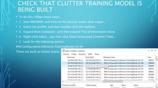 Clutter - Office 365 Exchange Online | PPT