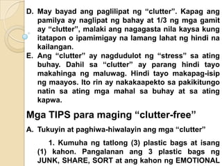 Clutter free | PPTX