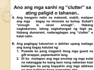 Clutter free | PPTX