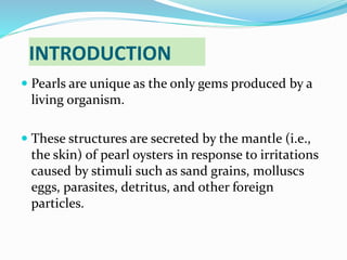 Cluture of pearl oyster by SYED AASIM HAQ | PPT