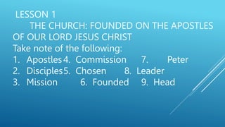 Christian Living | PPTX