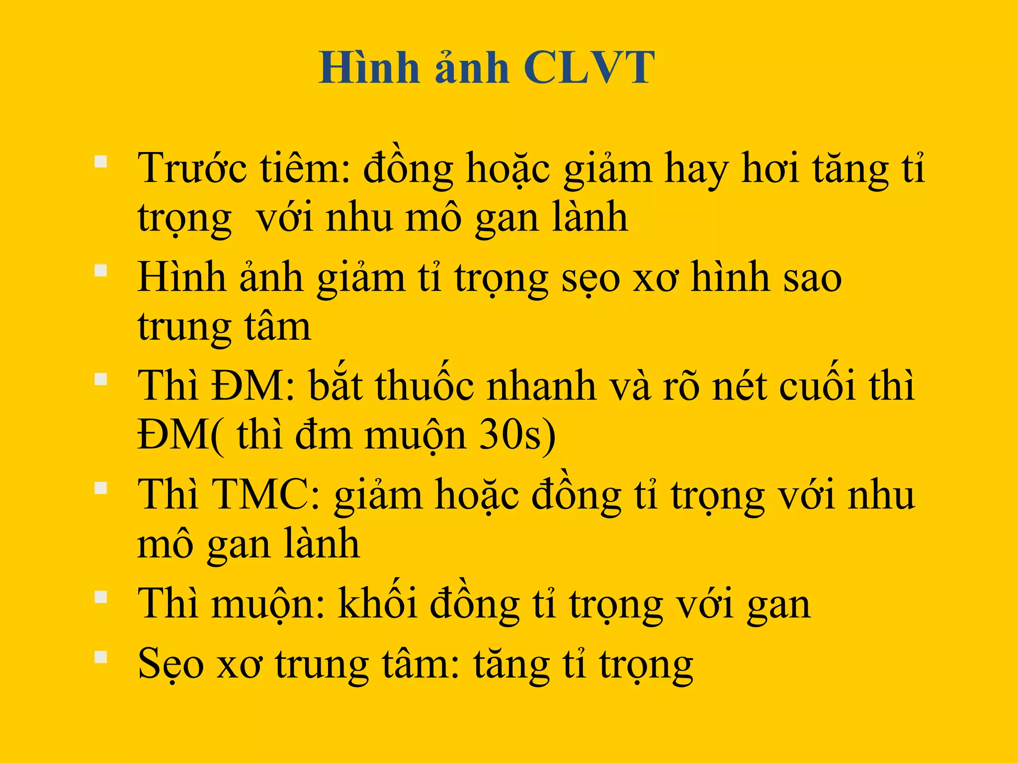 Clvt trong cđ u gan 1 | PPT