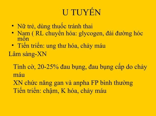 Clvt trong cđ u gan 1 | PPT