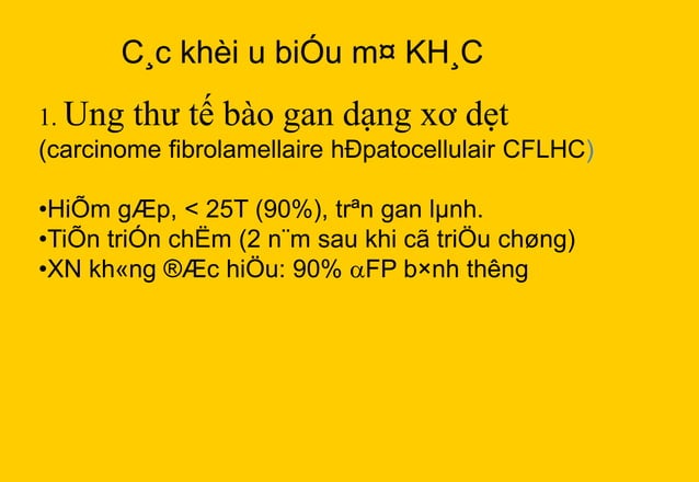 Clvt trong cđ u gan 2 | PPT