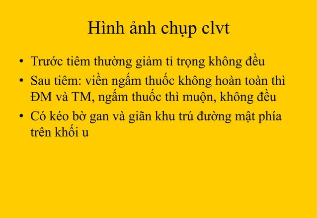 Clvt trong cđ u gan 2 | PPTX