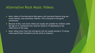 Music video age ratings and guidelines | PPT