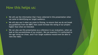 Music video age ratings and guidelines | PPT