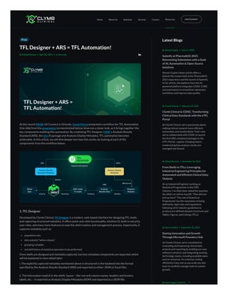 TFL Designer + ARS = TFL Automation! - Clymb Clinical | PDF