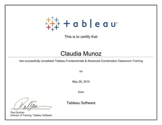 Tableau Certification | PDF