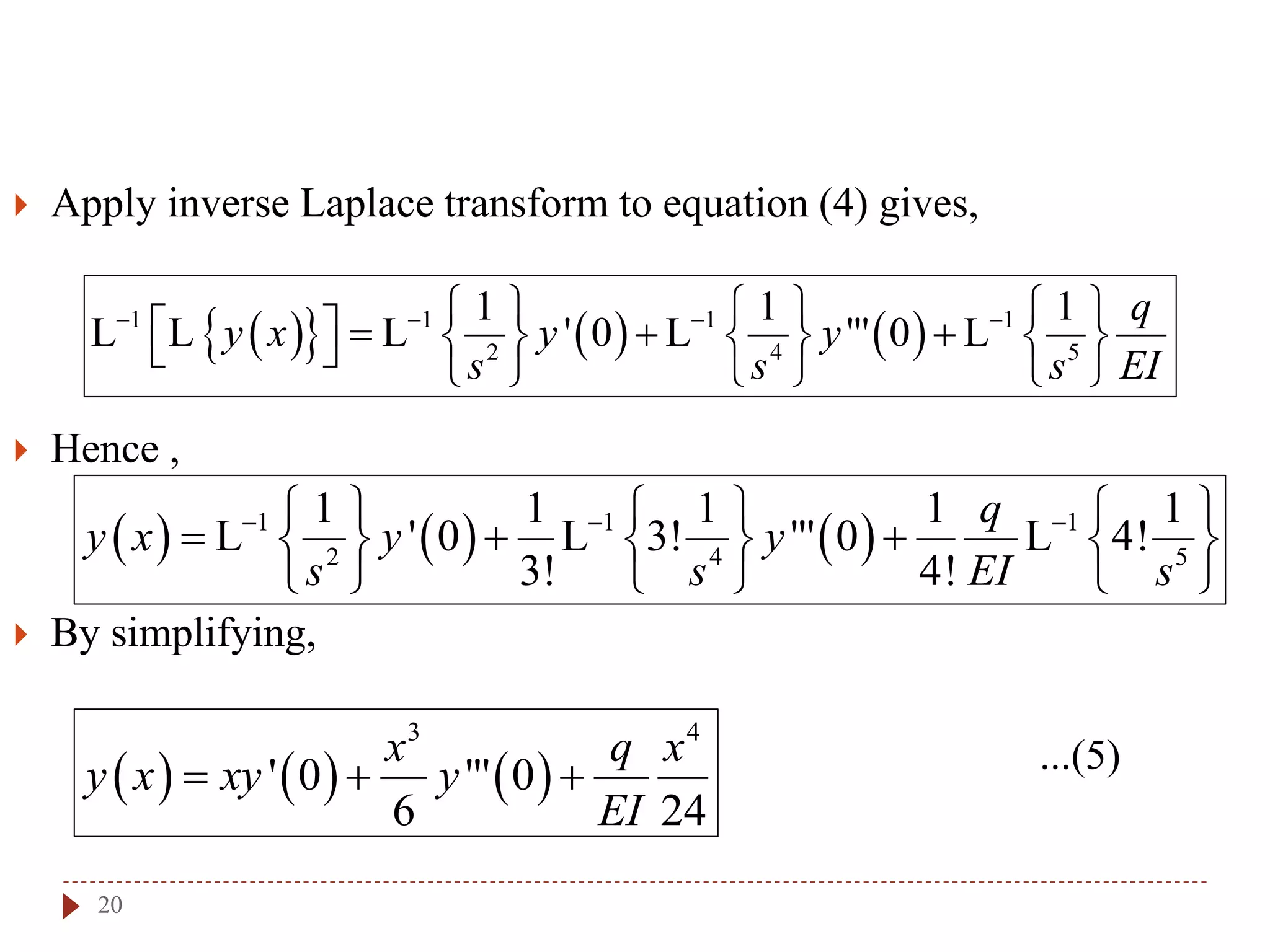 Laplace transform and its application | PPTX