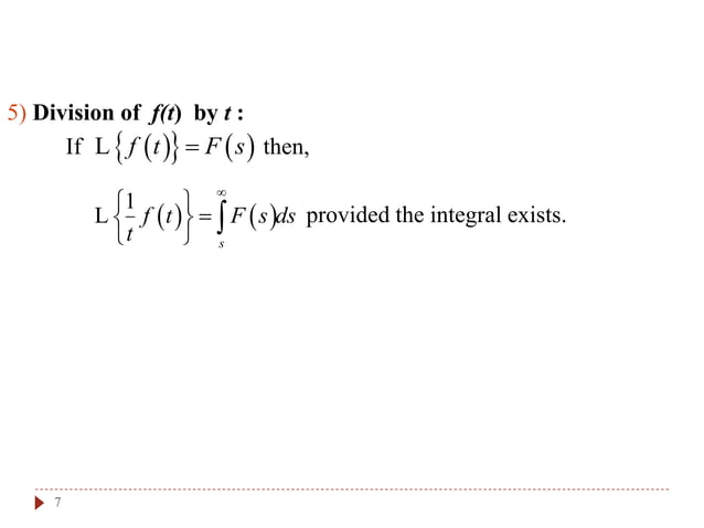 Laplace transform and its application | PPTX