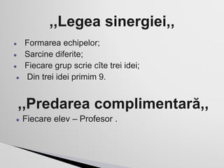 Metode interactive de predare | PPTX