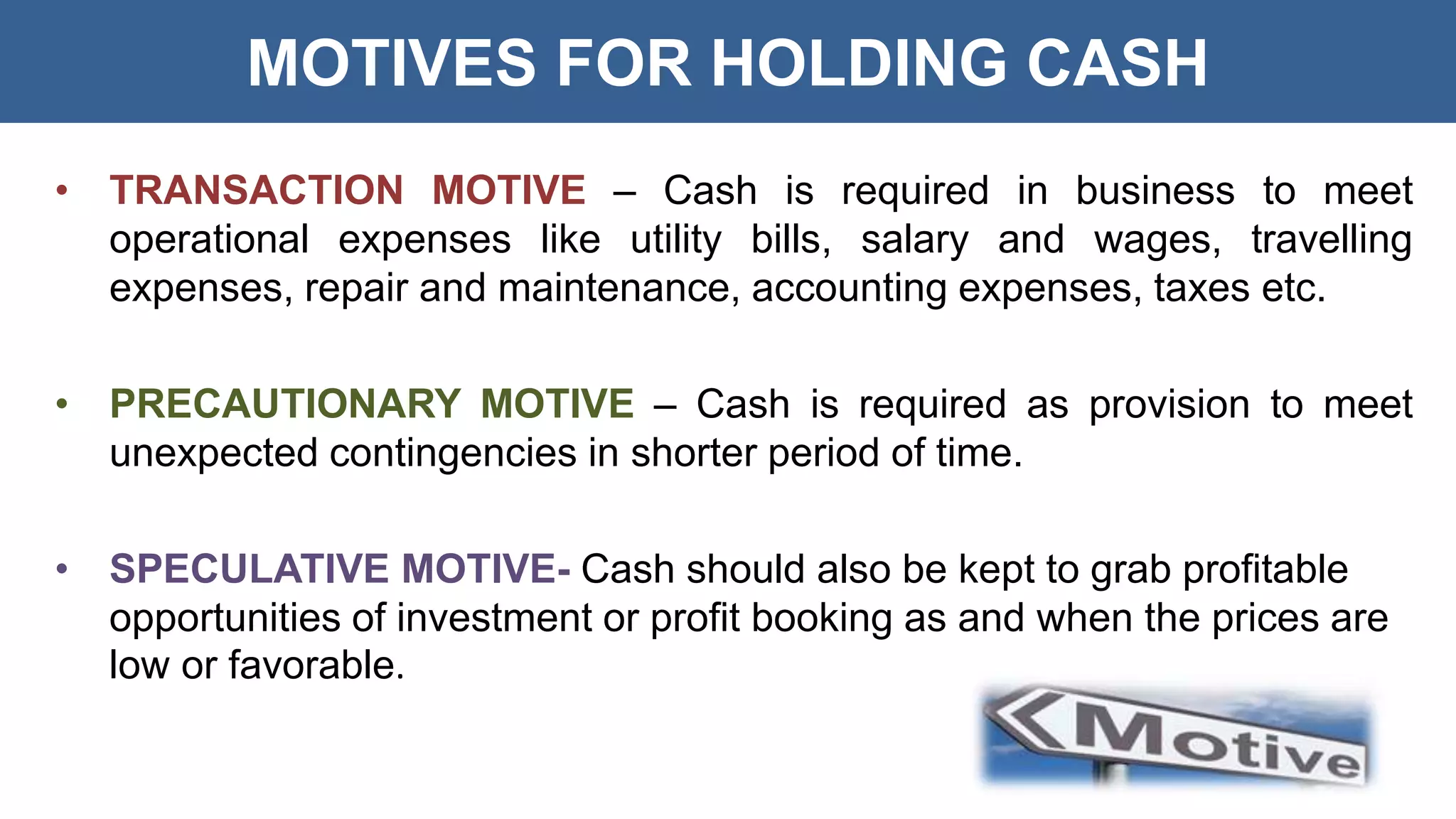 Cash Management | PPTX