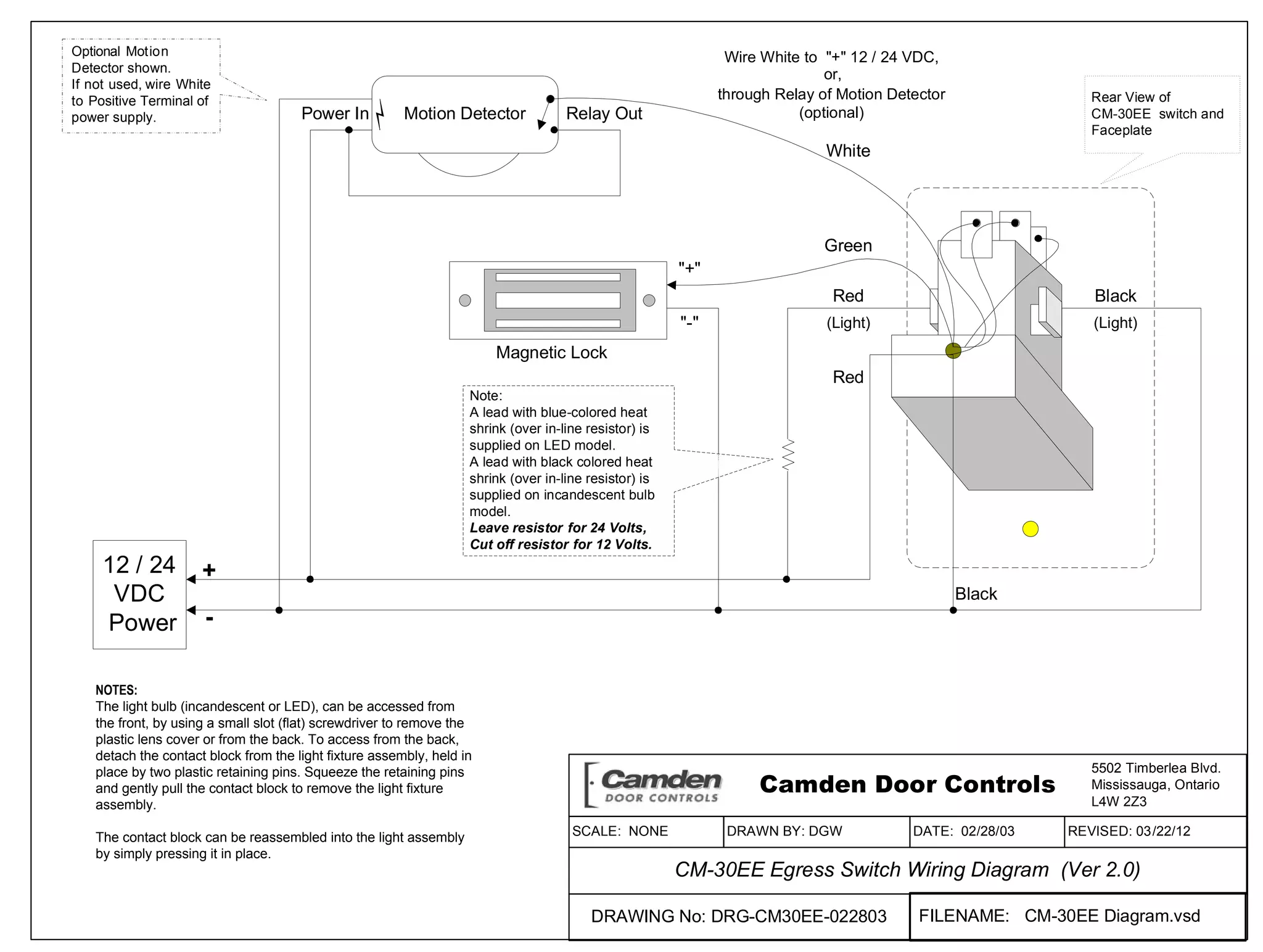 Camden CM-30EE-LED Instruction Manual | PDF