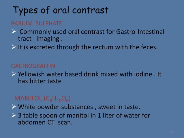 Contrast Media Radiology | PPTX