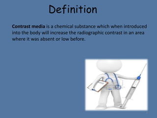 Contrast Media Radiology | PPTX