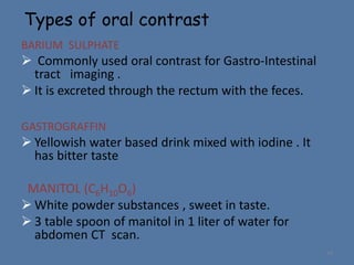 Contrast Media Radiology | PPT