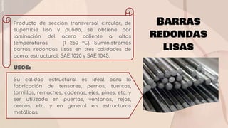 barras lisas y perfiles | PPTX