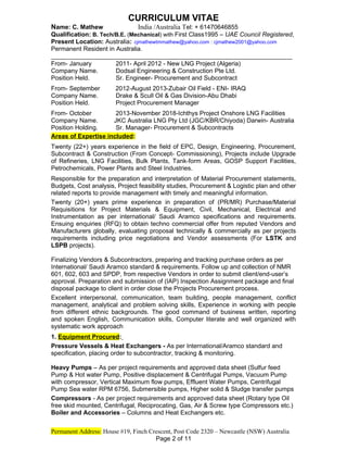 Manager Procurement & Subcontract | PDF | Civil Engineering Industry | Industries