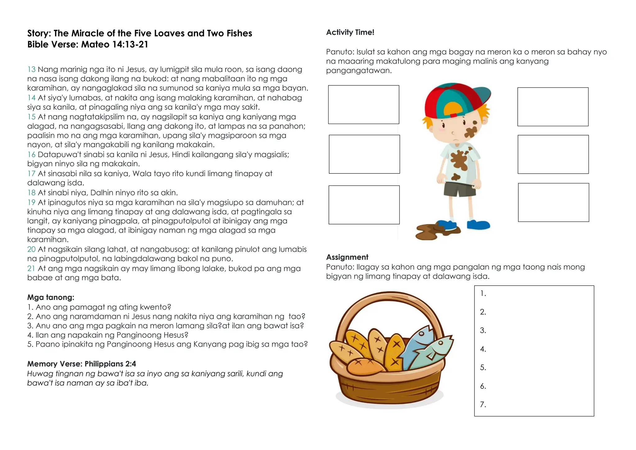 The Miracle of Five Loaves and Two fishes.docx