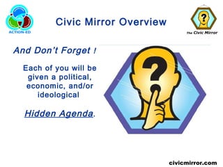 Civic Mirror Overview | PPT