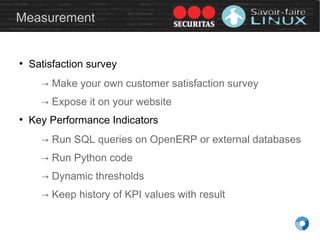 ISO (and other standard) Management Systems with OpenERP | ODP