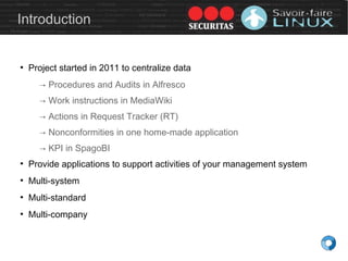 ISO (and other standard) Management Systems with OpenERP | ODP