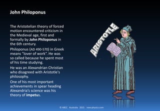 CM [003] Philoponus' Impetus | PDF
