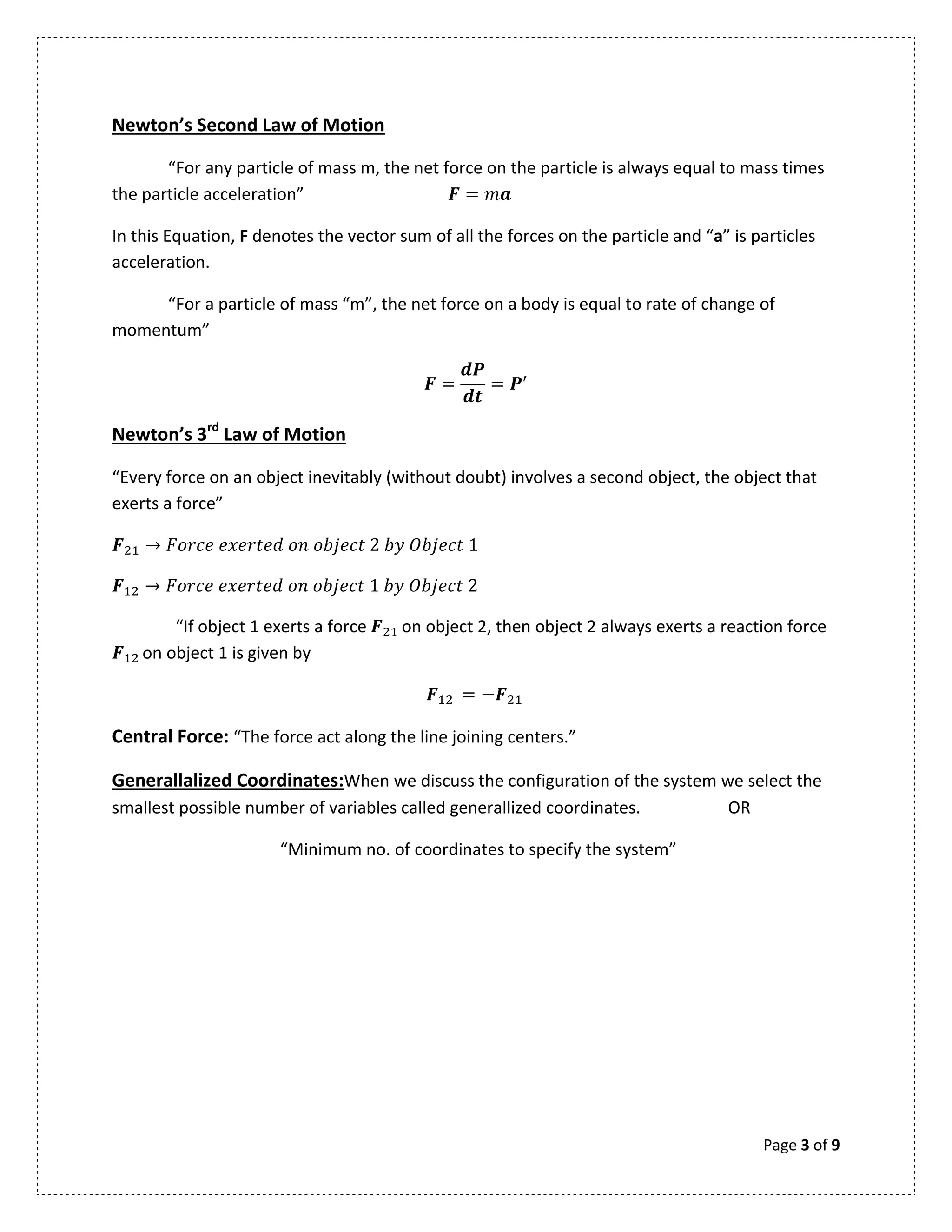 Cm 1 Classical Mechanics By Goldstein | PDF
