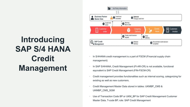 Credit Management S/4 Hana | PPTX | Business | Business and Finance