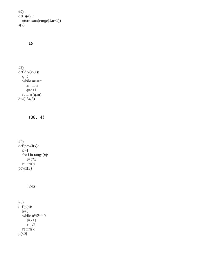 CM1.4 Algorithms, python and SAGE | PDF