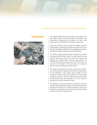 Cm1000 brochure | PDF | Computer Networking | Computing