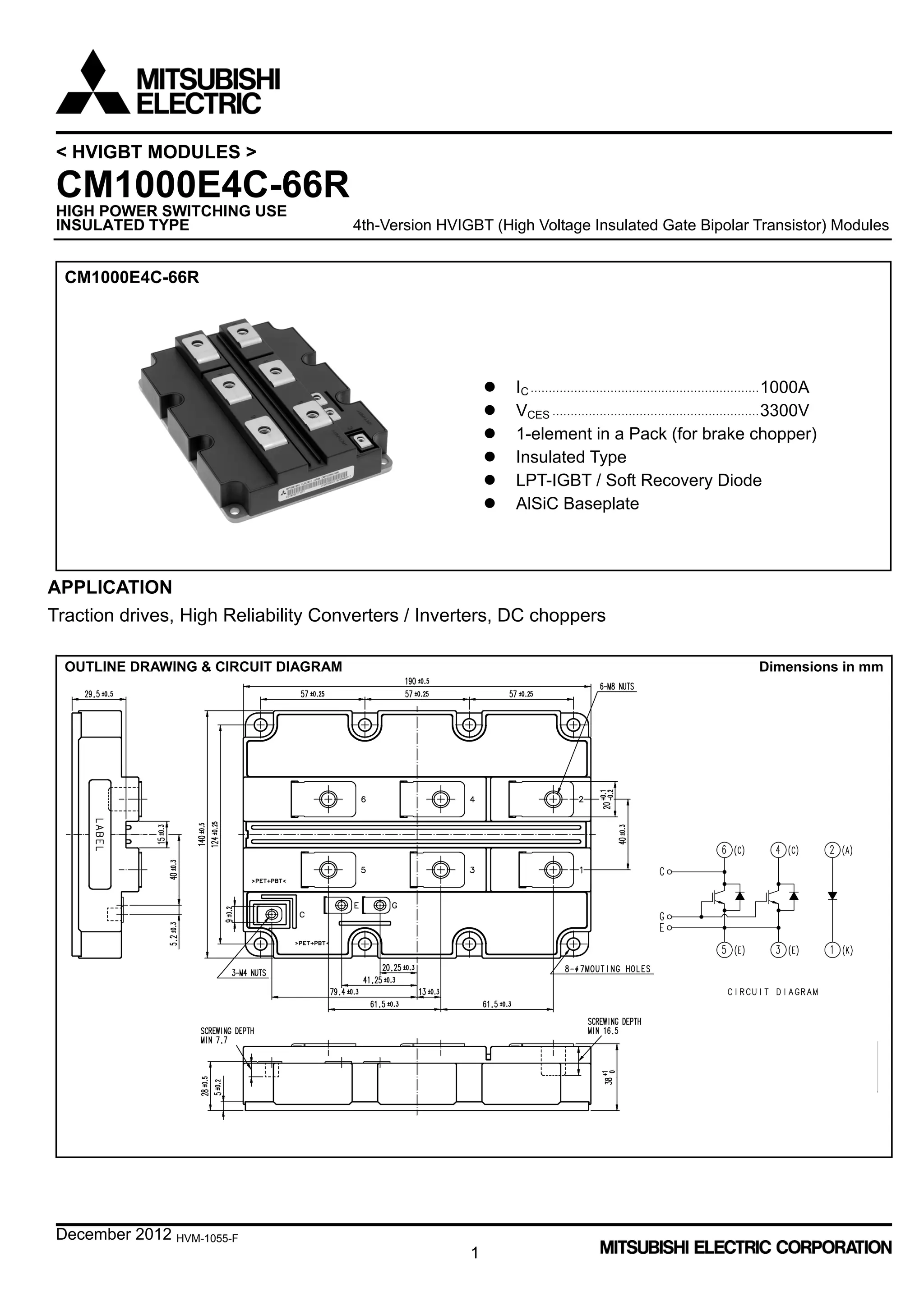 CM1000E4C-66R Datasheet (English) | PDF