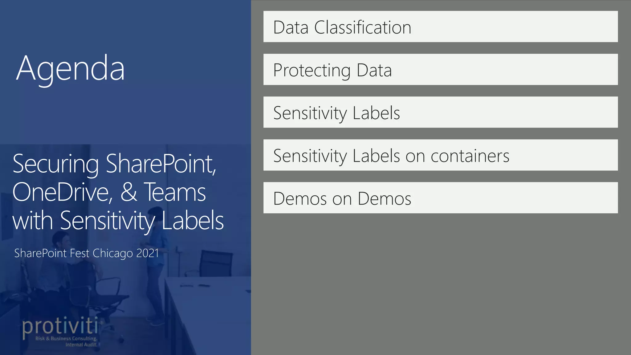 Securing SharePoint, OneDrive, & Teams with Sensitivity Labels | PPTX